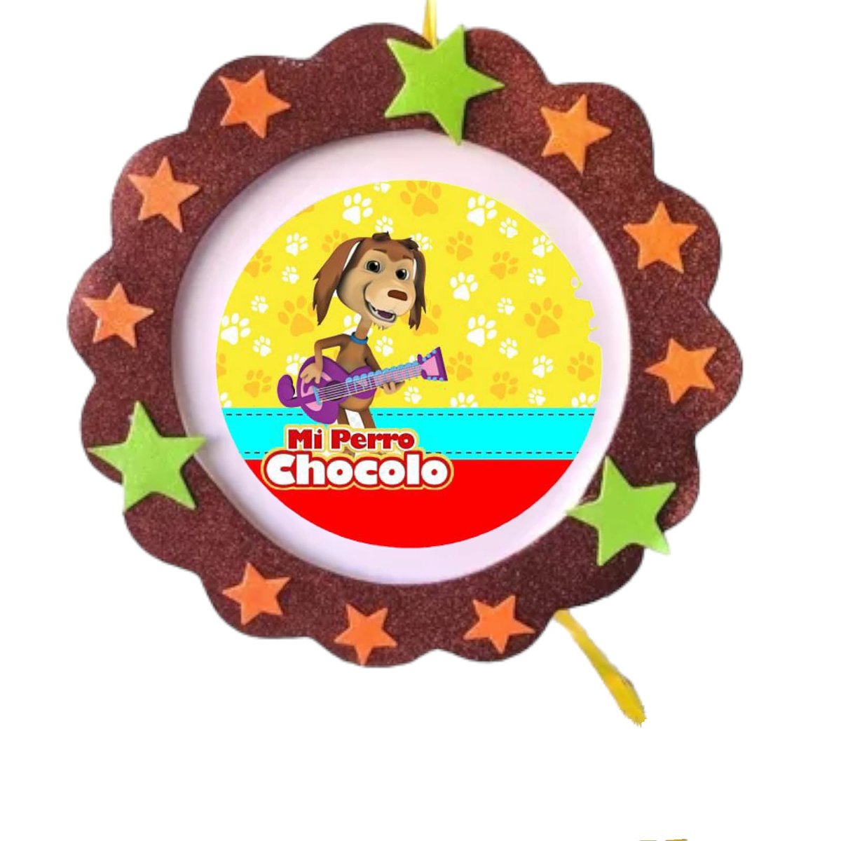 Piñata cumpleaños mi perro chocolo