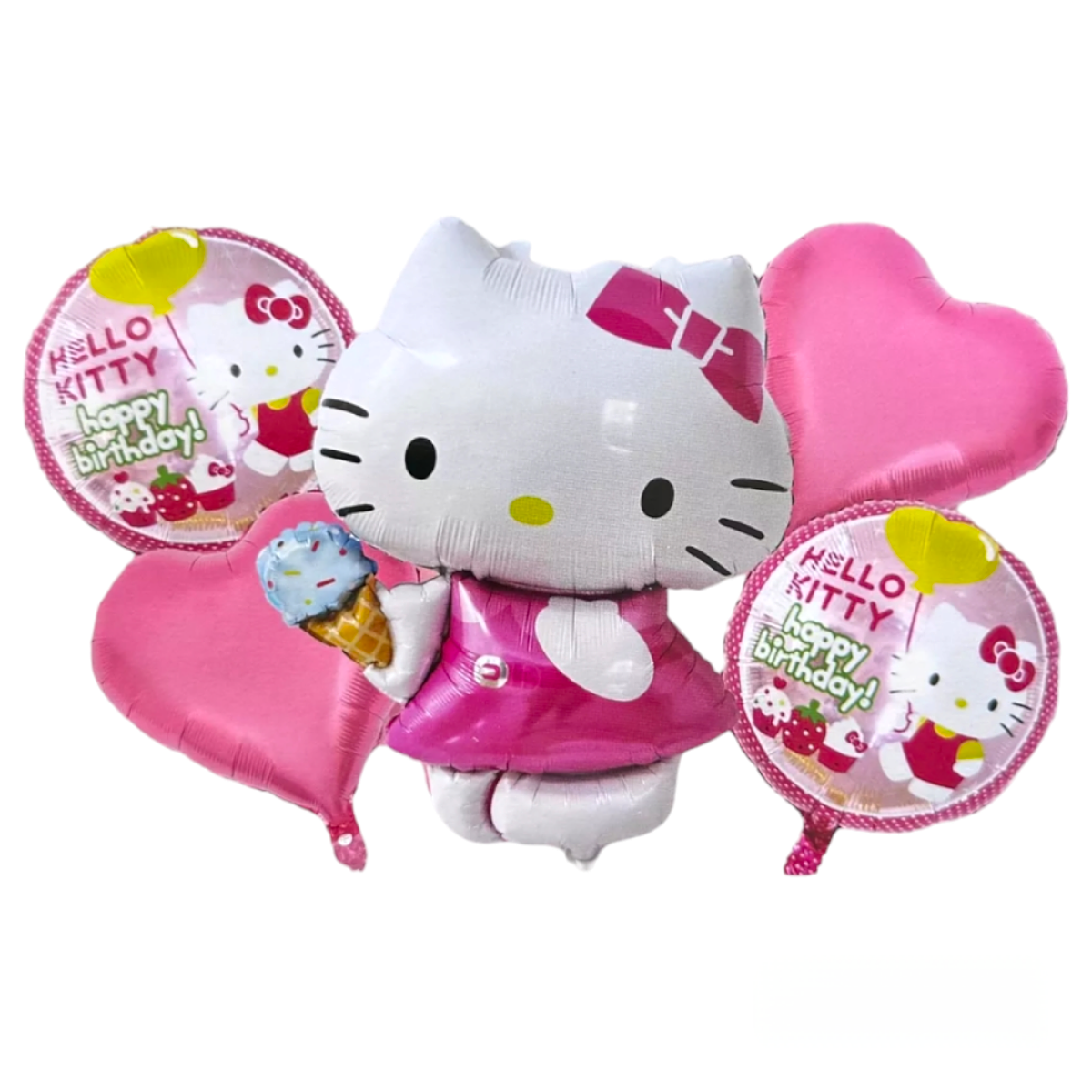 Set de globos Hello Kitty