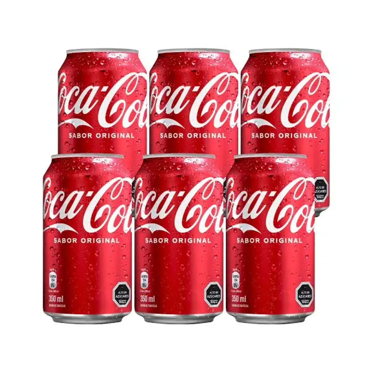 Coca cola 350 ml 6 unidades