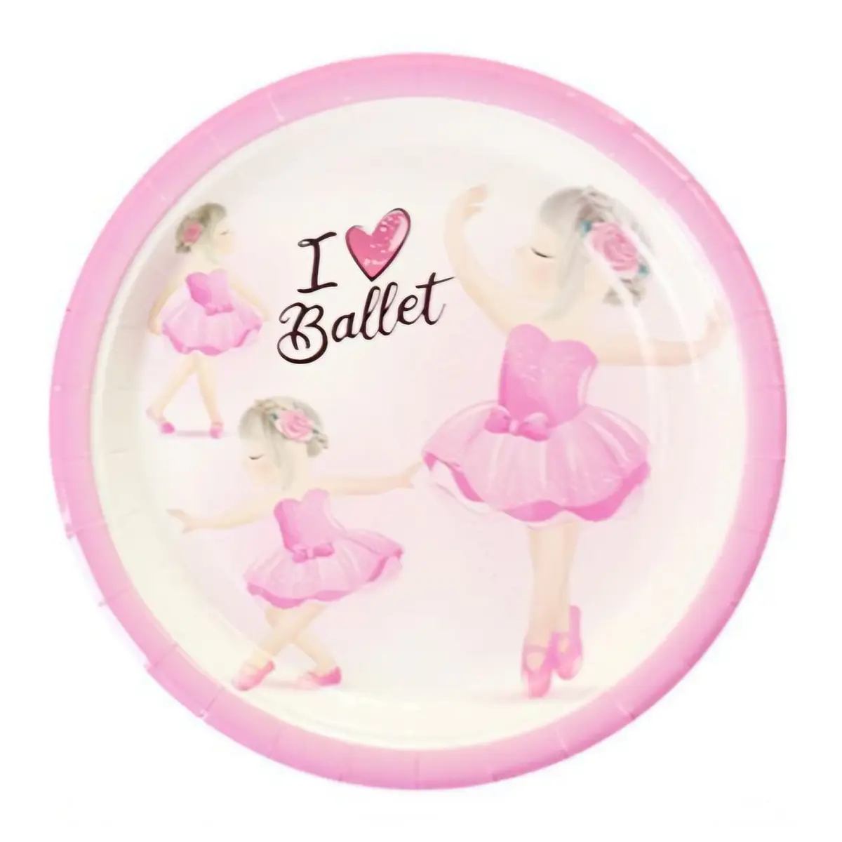 Platos bailarina 6 unidades