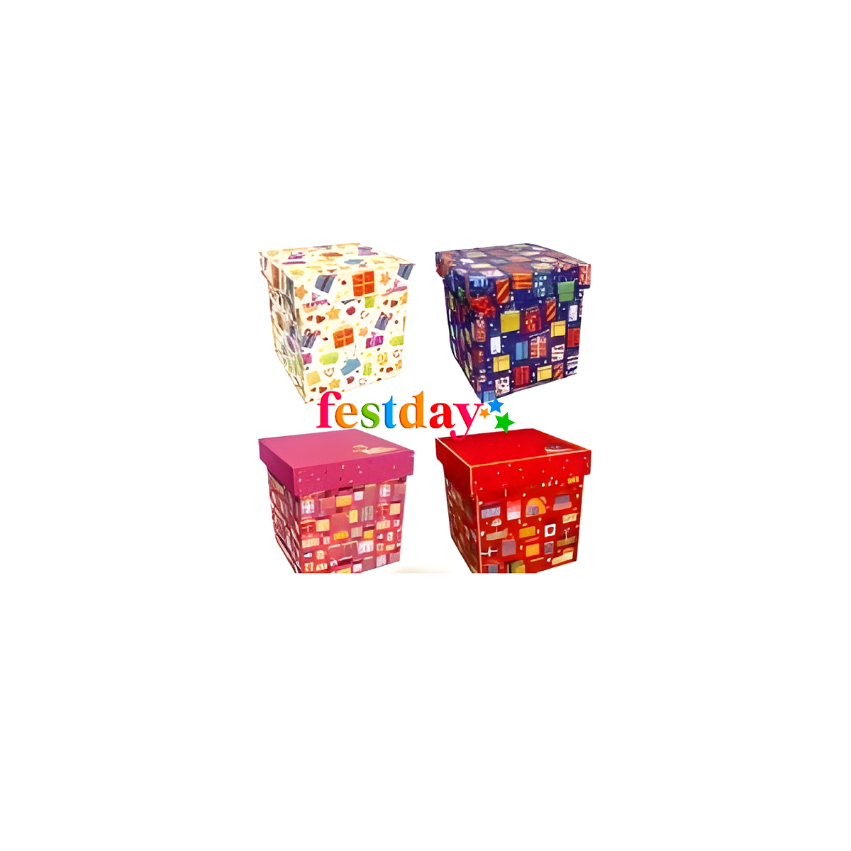 Caja de Regalo Gift 30x30cms.