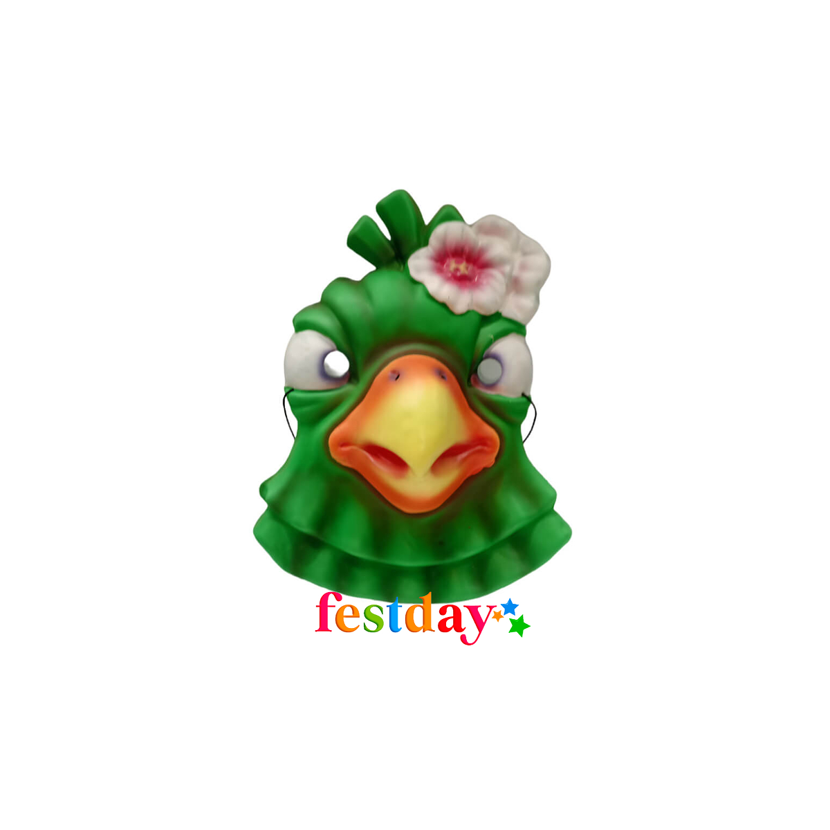 Máscara Loro -Goma Eva