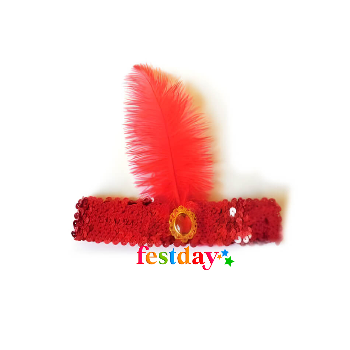 Cintillo Charleston Rojo