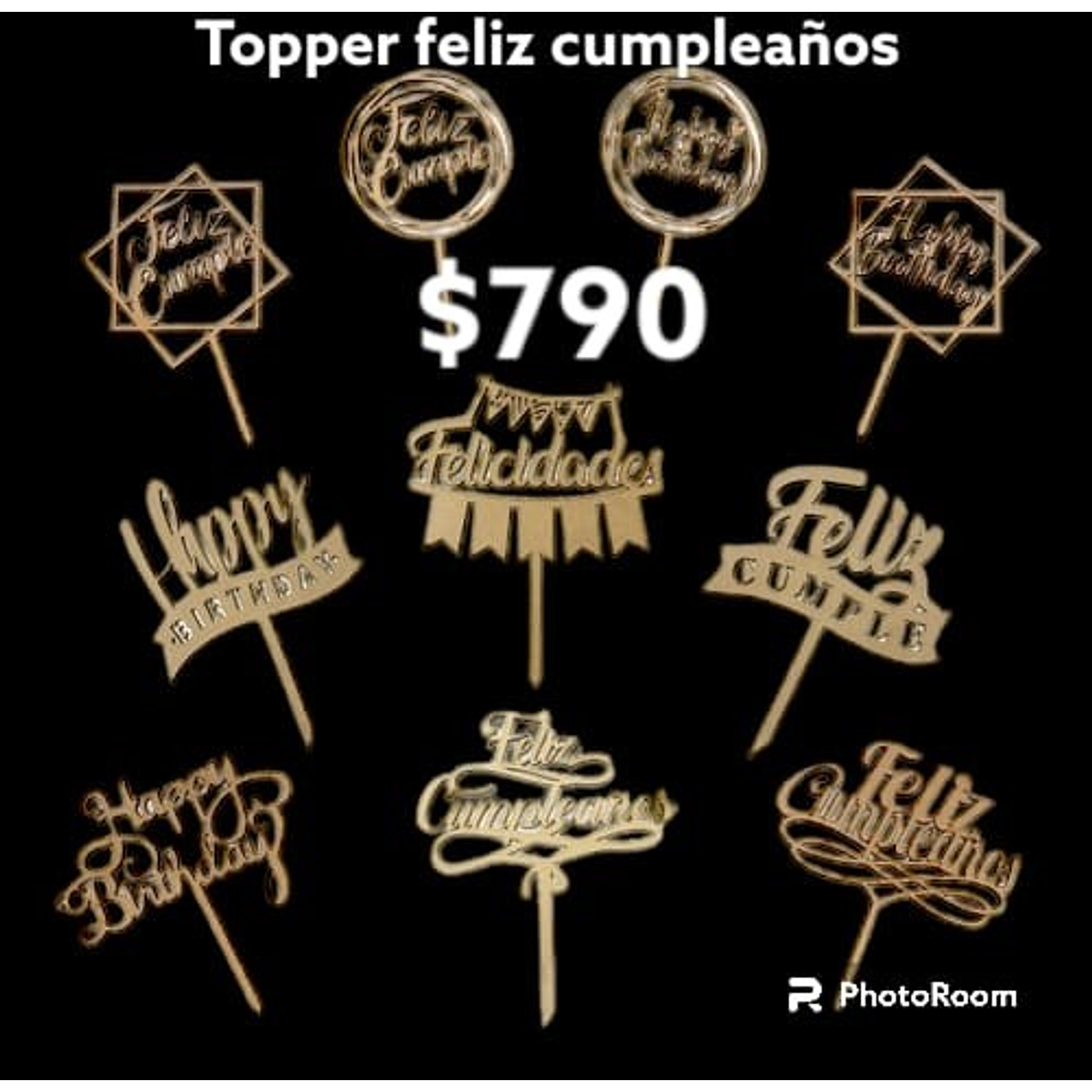 Topers Torta Variedad de diseños