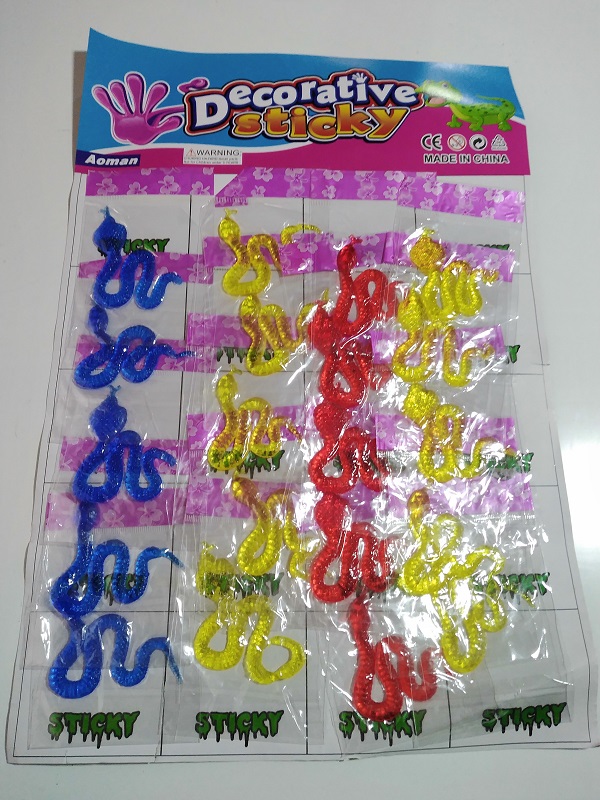 Cartón de sorpresas pegaloco lombriz 20pcs