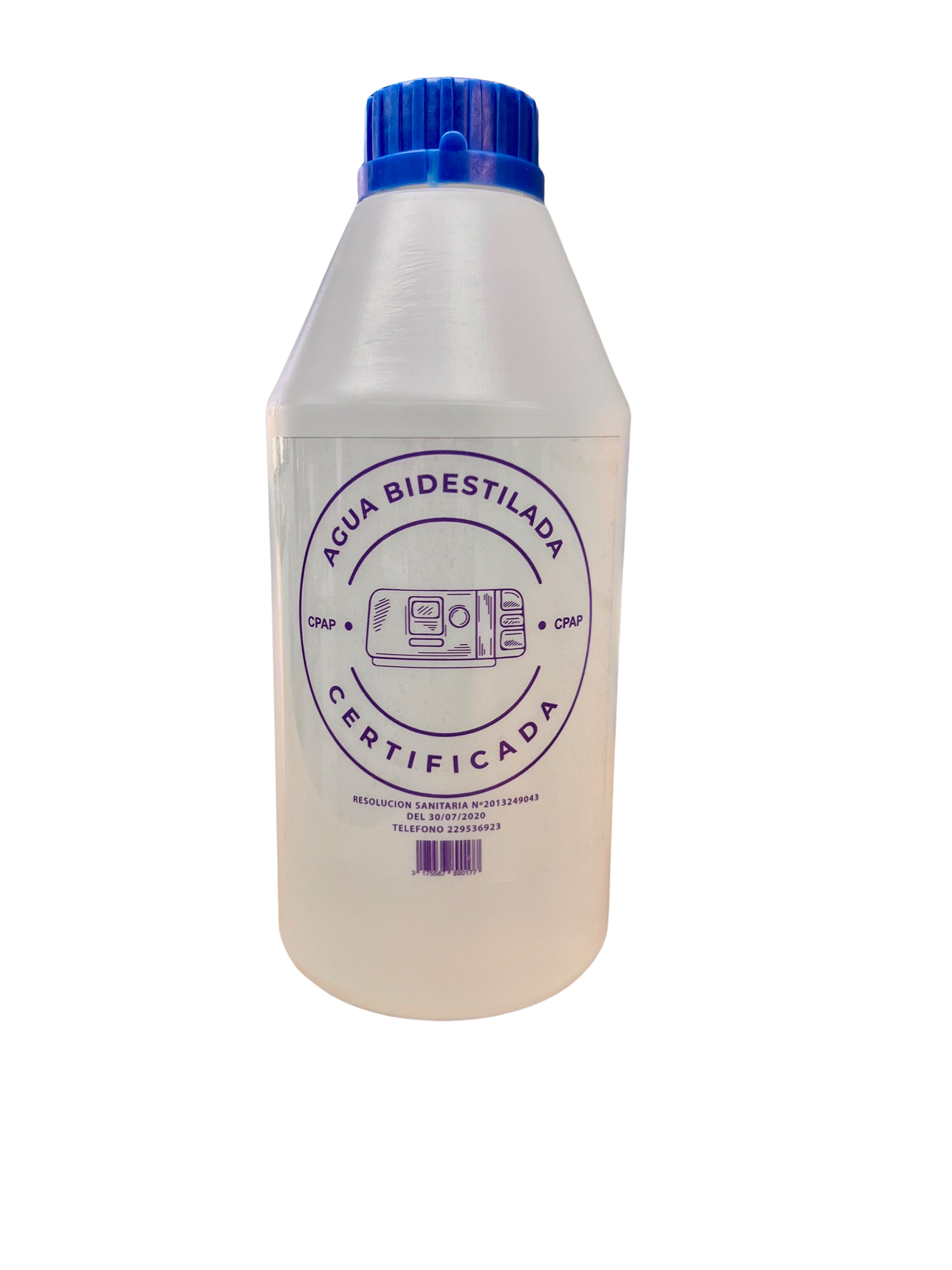 AGUA BI-DESTILADA 1 LITRO