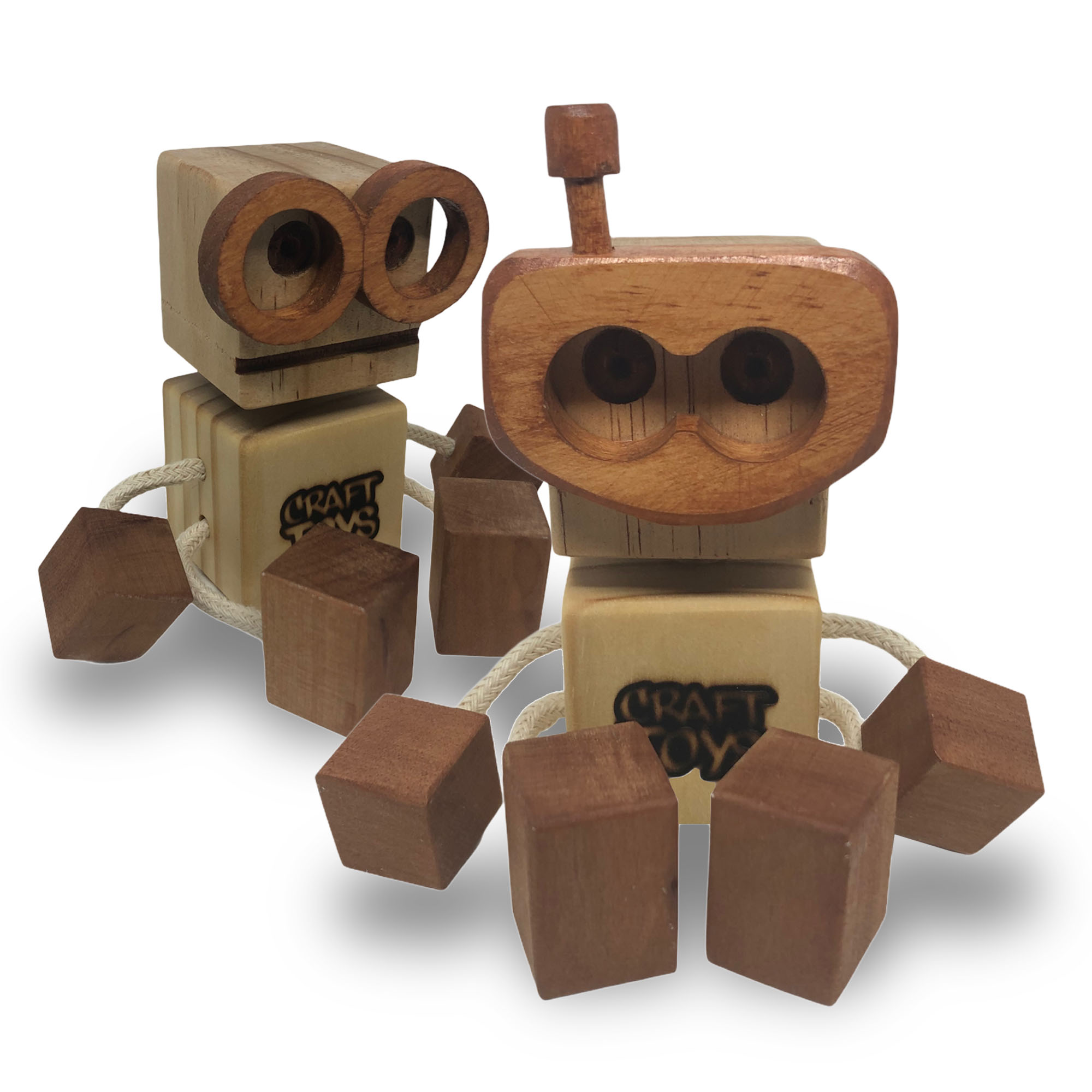 Set 5 WoodFriends CRAFTTOYS Natural