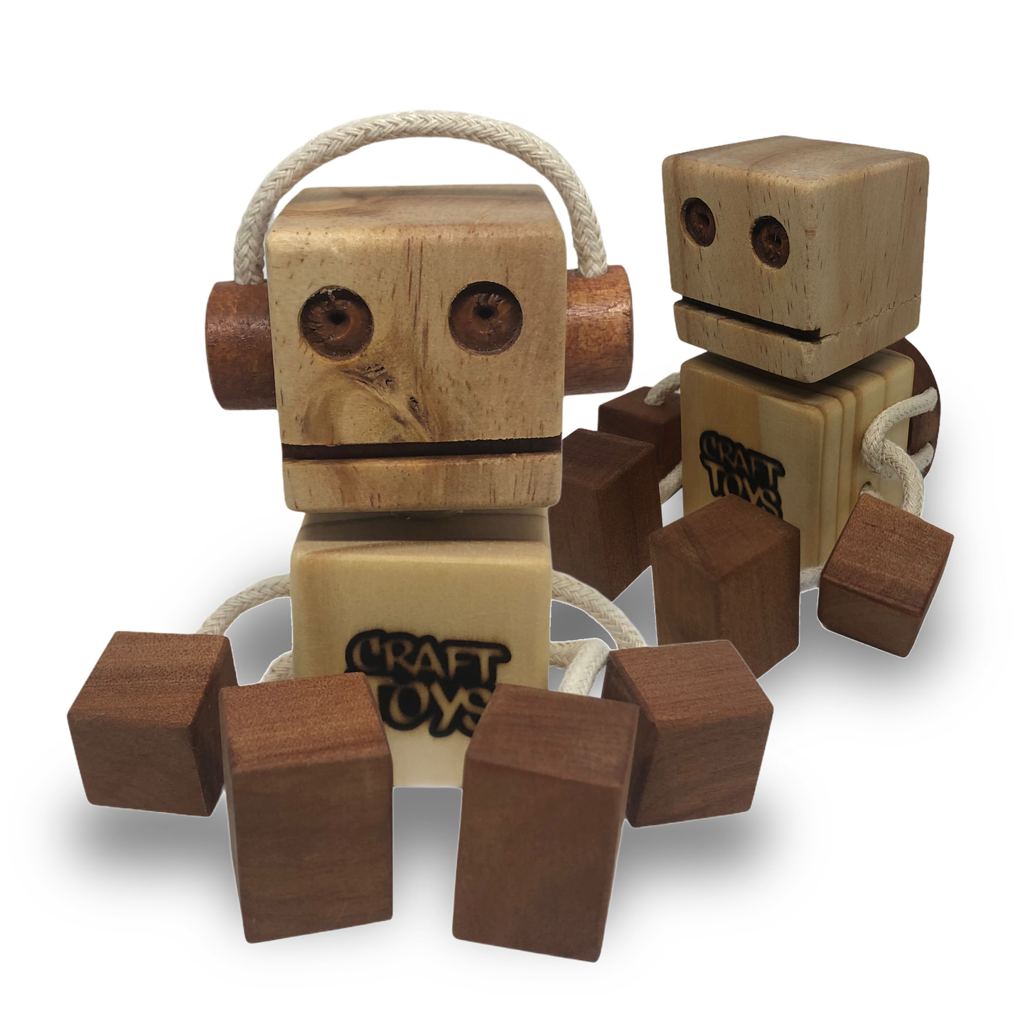 Set 5 WoodFriends CRAFTTOYS Natural