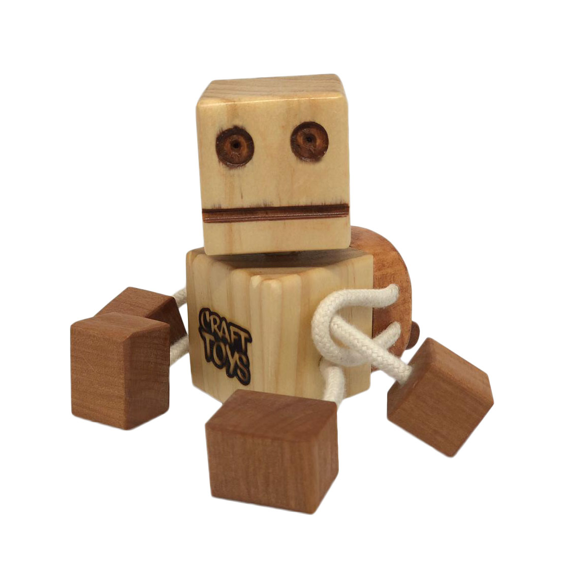 Set 4 WoodFriend CRAFTTOYS Natural