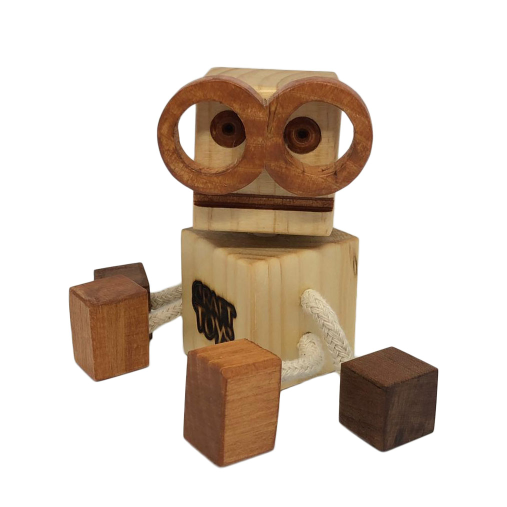 Set 4 WoodFriend CRAFTTOYS Natural