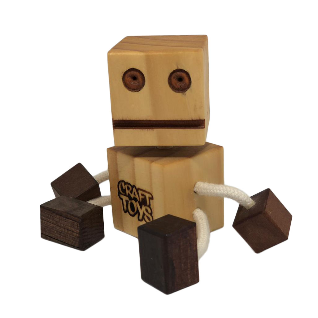 Set 4 WoodFriend CRAFTTOYS Natural