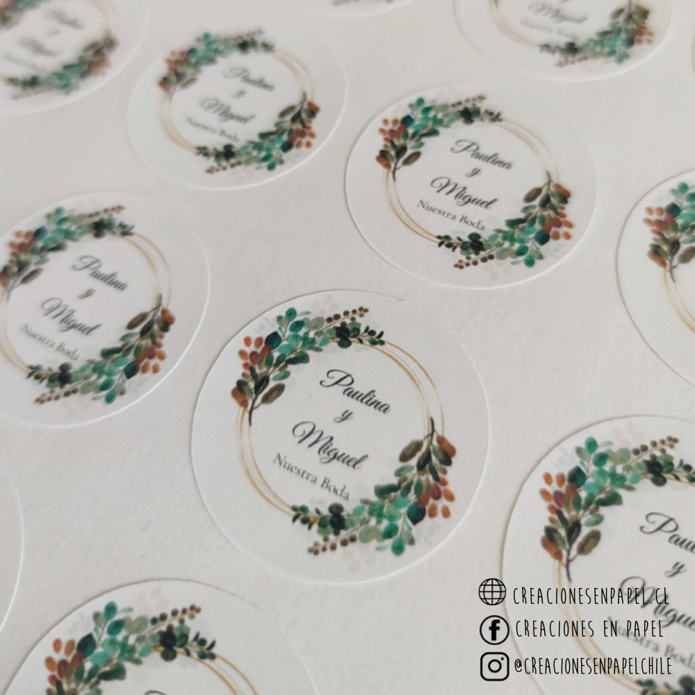 50 Stickers Personalizados