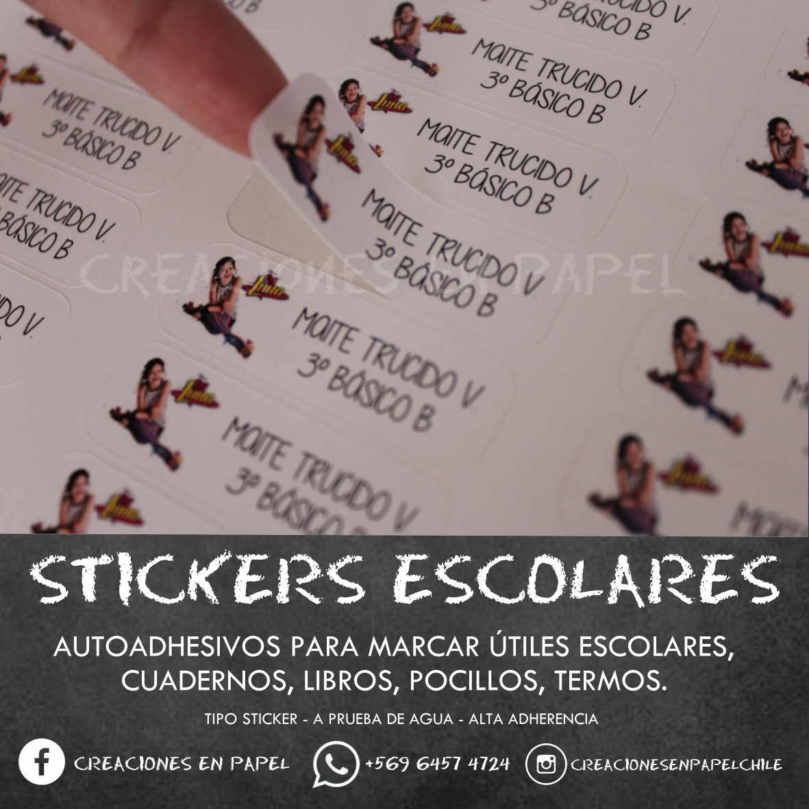 Pack Stickers Escolares