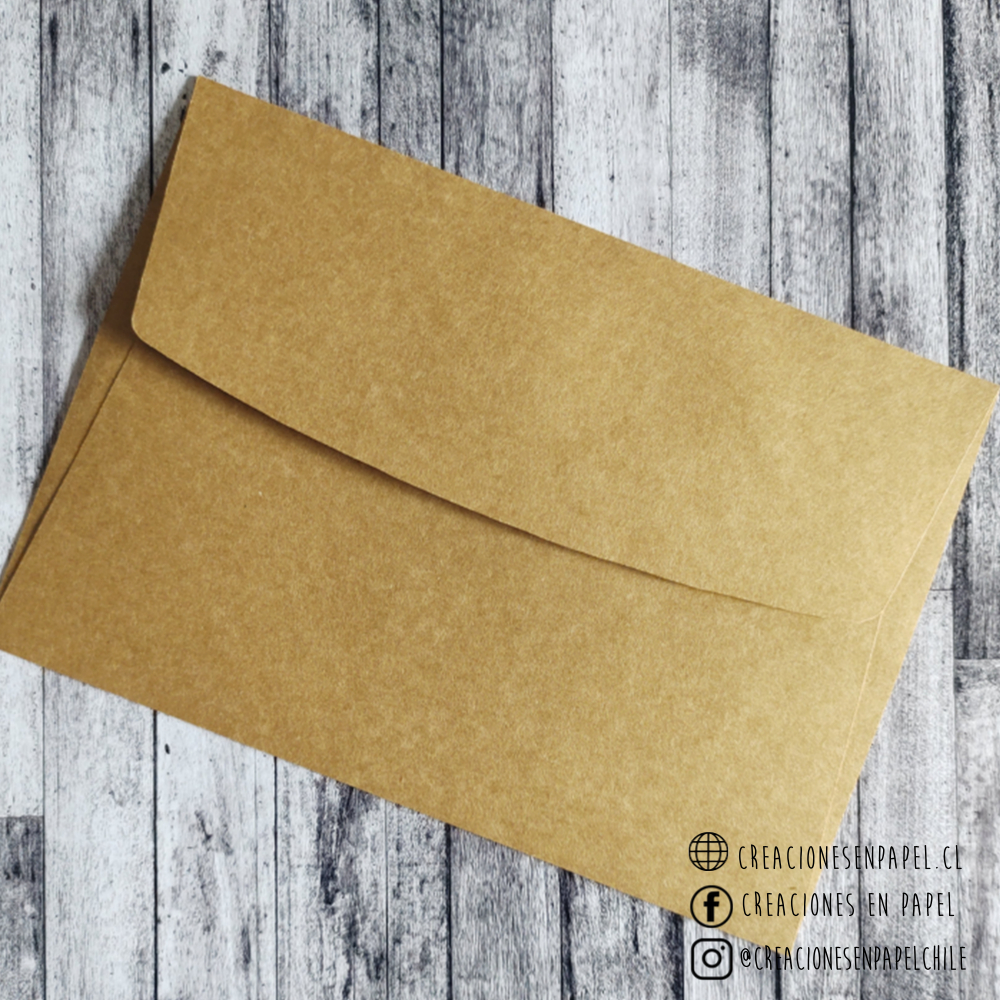 Sobre kraft 19x13 cm