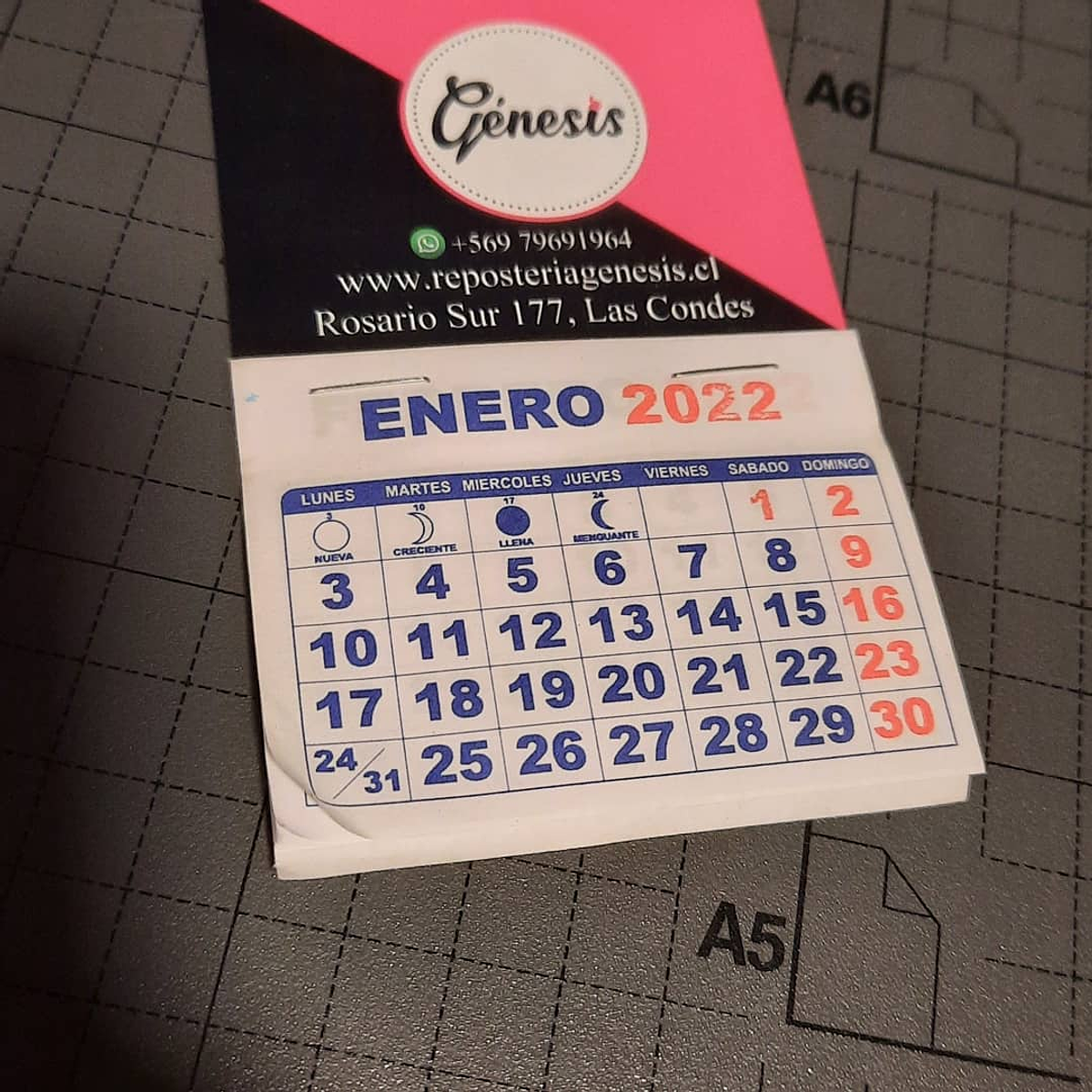 100 mini calendarios