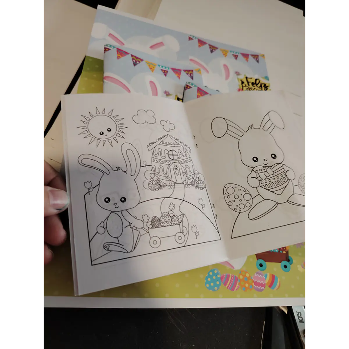 MINI LIBRO PARA COLOREAR PASCUA