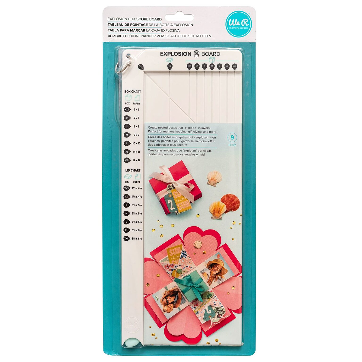 Explosion Box Punch Board | Creativarte