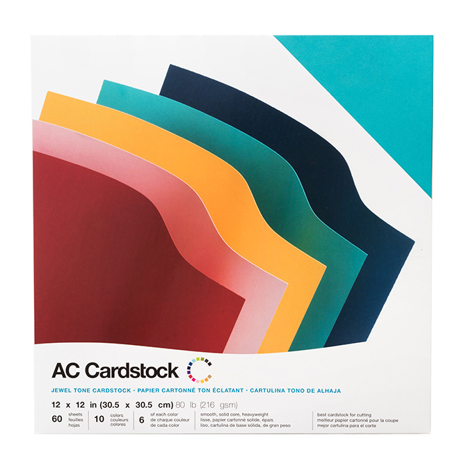 AC Cardstock Jewel Tone Pack 12×12