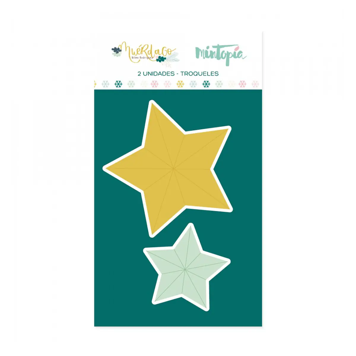 Troquel estrella 3D | Creativarte