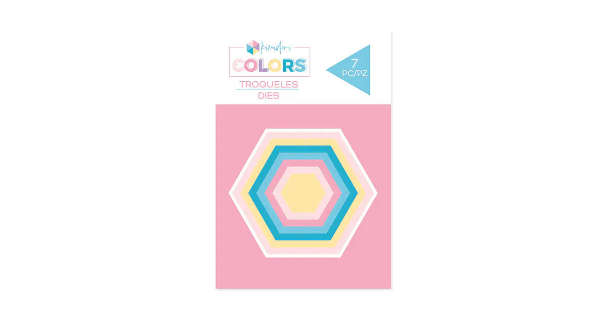 Troquel Kimidori Color Hexágono Cosido