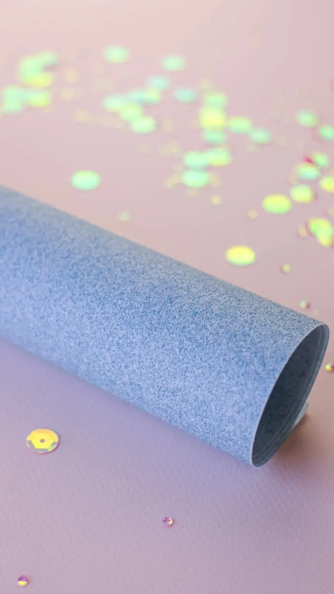 Glitter encuadernación Celeste Positiva