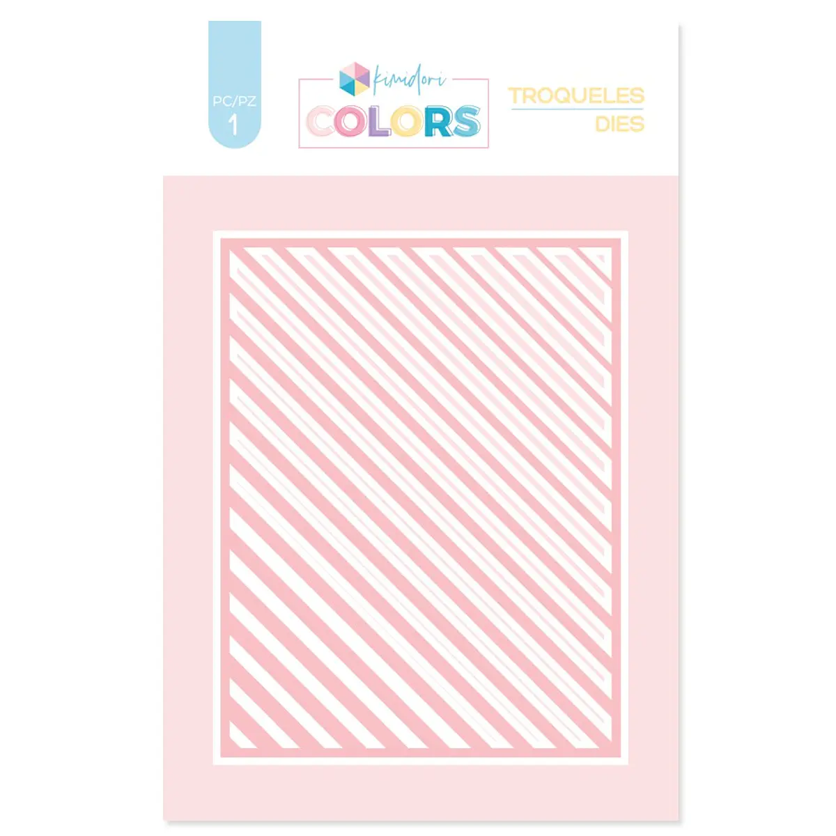 Troquel lineas Diagonales - Kimidori Colors | Creativarte