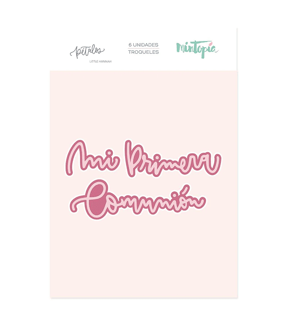 Troquel Mi Primera Comunión - Mintopia