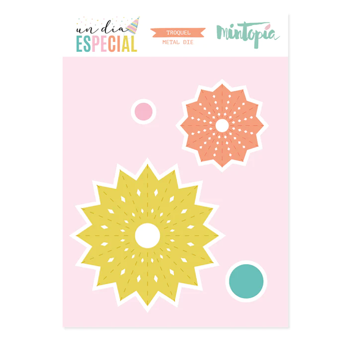 Troquel abanicos Un día especial de Mintopía | Creativarte