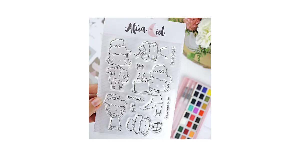 10 años con Rita. Clear stamps set | 1Década Collection