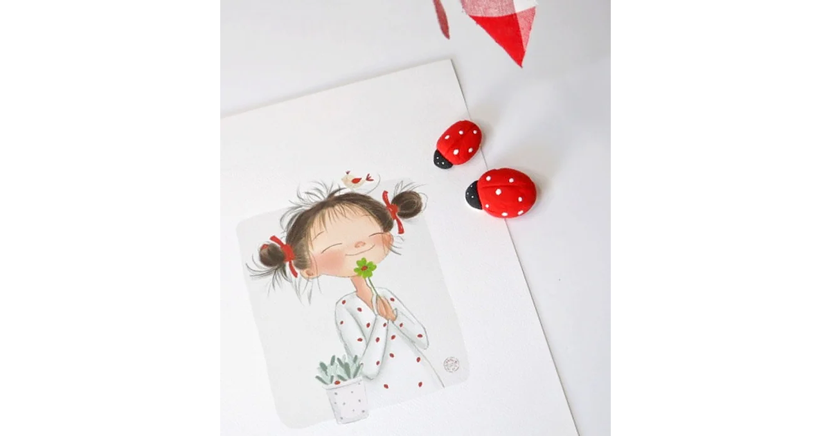 Lamina Ilustrada traigo Suerte