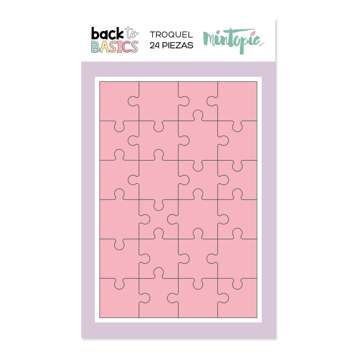 Troquel Puzzle 4x6 Back to Basics | Creativarte