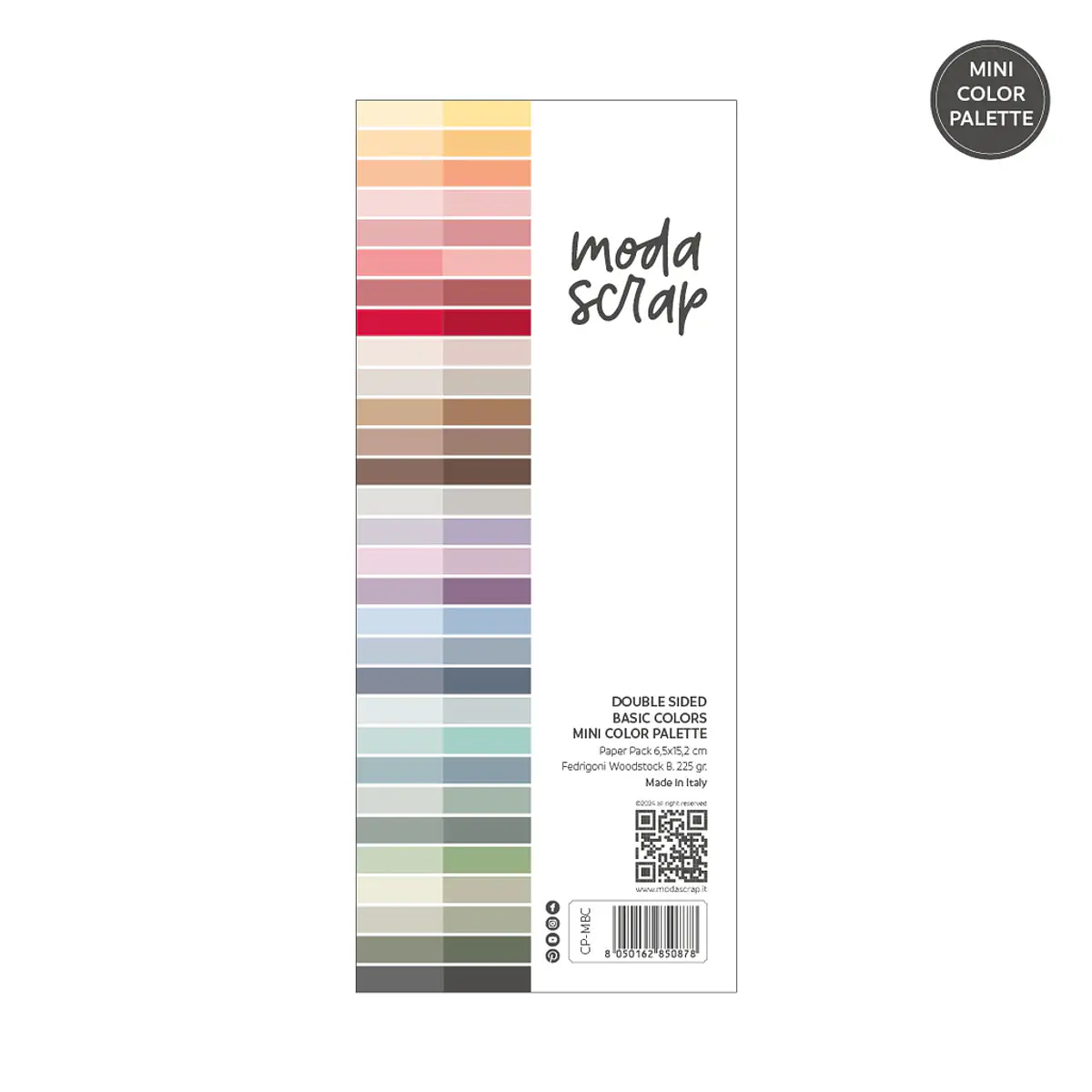 MODASCRAP MINI COLOR PALETTE - BASIC COLORS | Creativarte