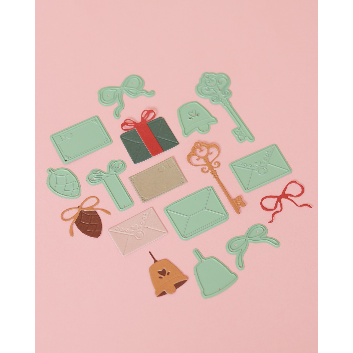 Troquel elementos Holly Jolly | Creativarte