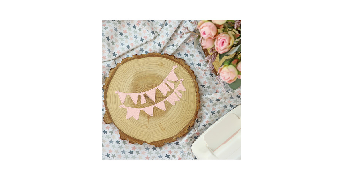 Set de troqueles Banderolas Ohana de fiesta collection