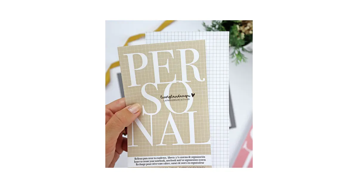 Personal notebook filler