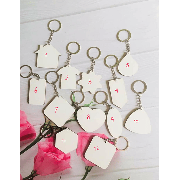Llaveros MDF sublimable | CreativiCosas