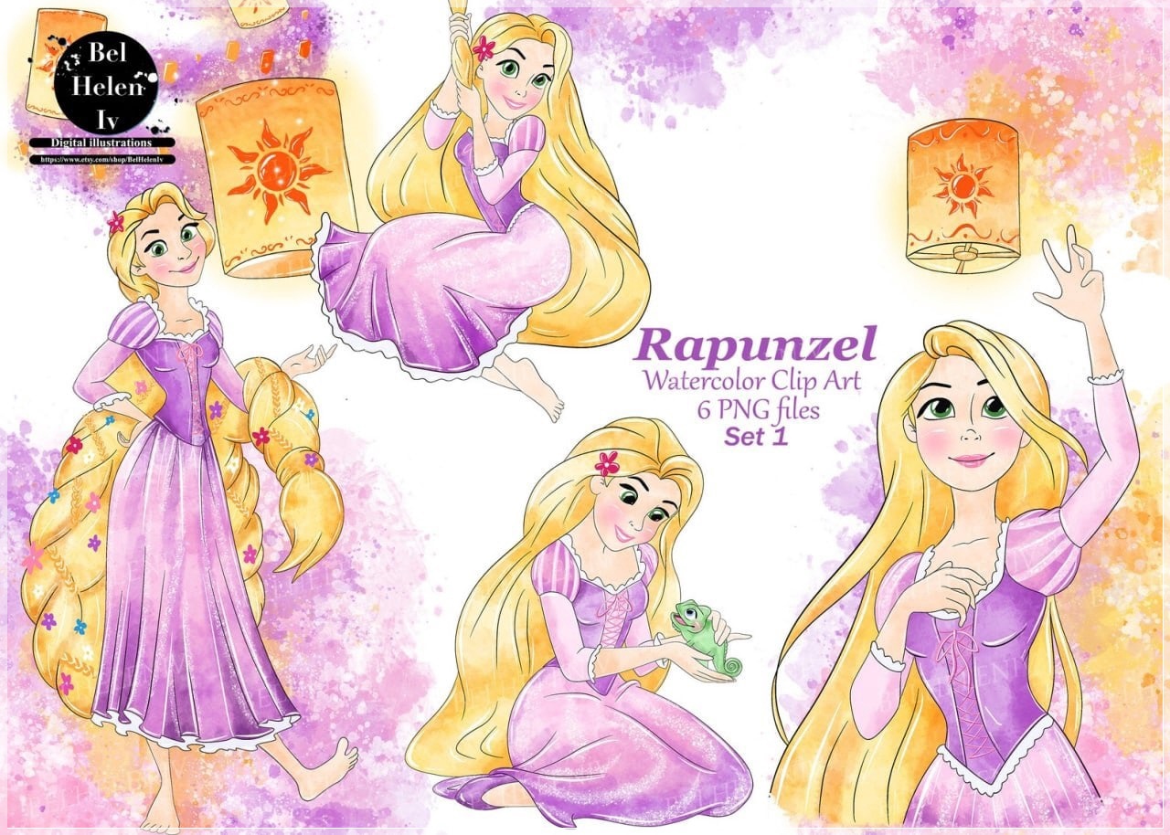 KIT DIGITAL RAPUNZEL (PNG)