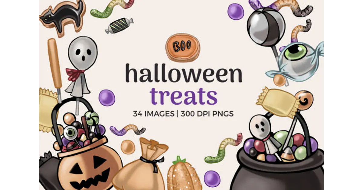 KIT DIGITAL HALLOWEEN CANDY (PNG)