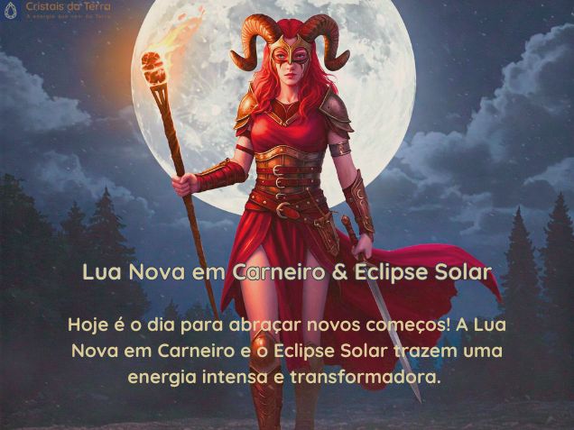 Lua Nova em Carneiro e Eclipse Solar: O Início de um Novo Ci