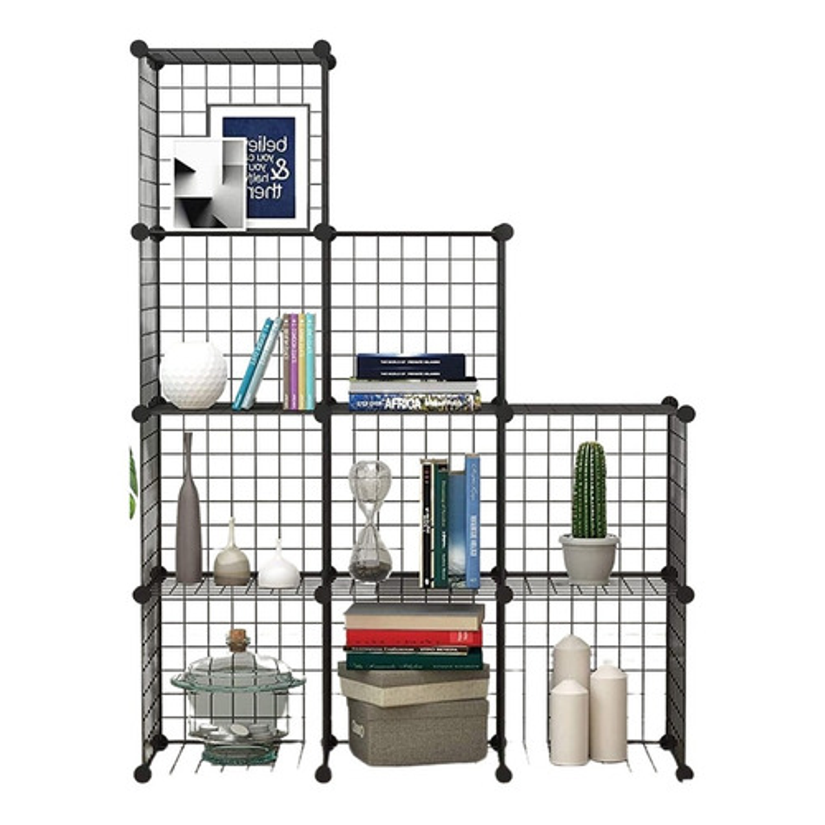 Estante Armario Organizador De Hierro 9 Repisas Armable | CRUSEC