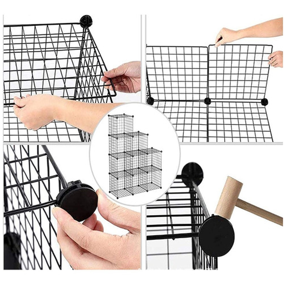 Estante Armario Organizador De Hierro 9 Repisas Armable | CRUSEC