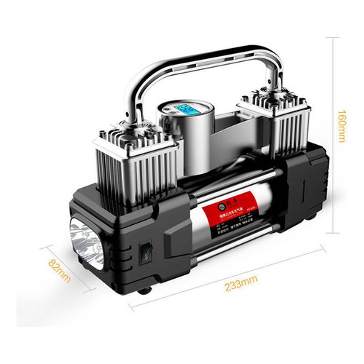 Compresor Inflador Digital Portatil De Neumaticos Autos | CRUSEC
