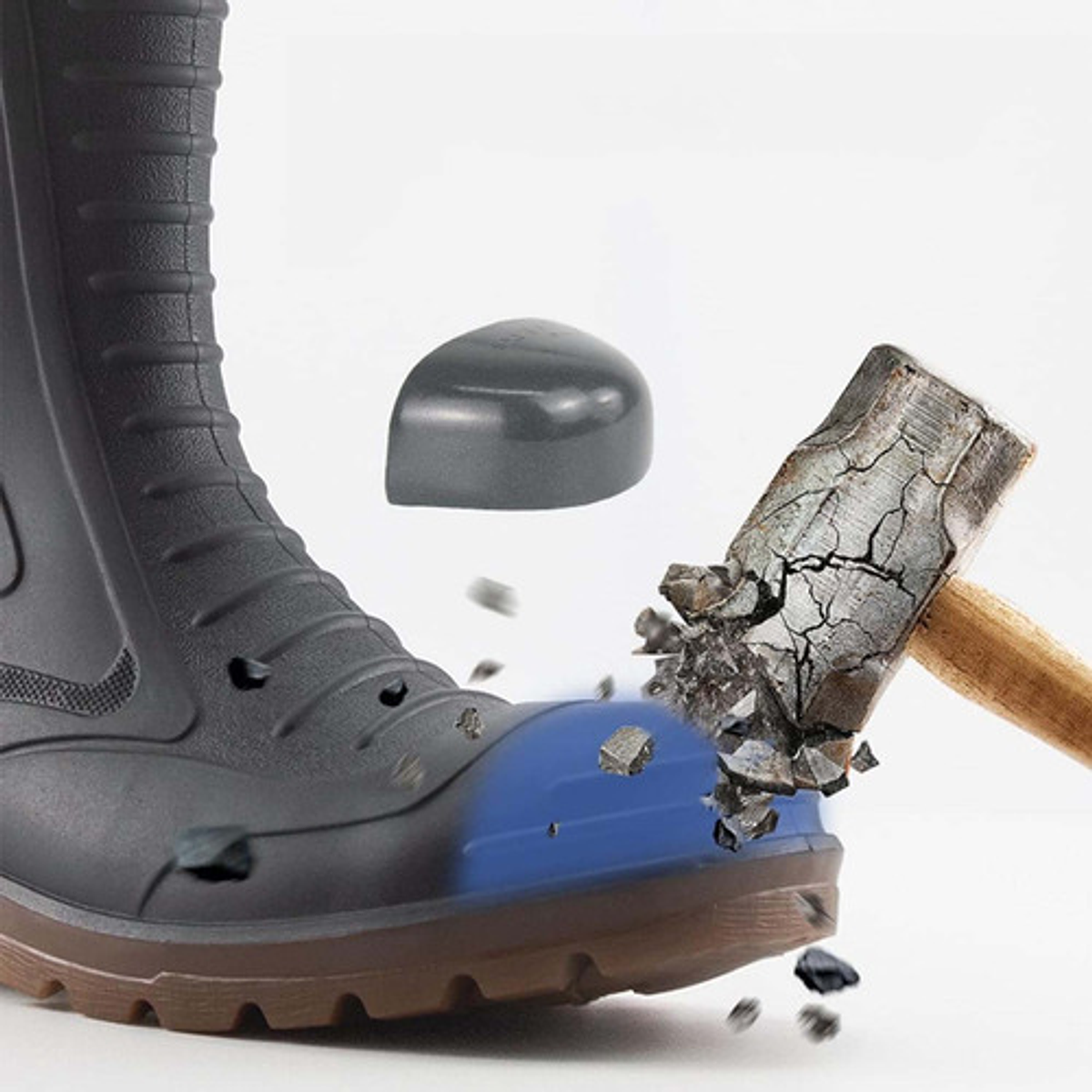 Bota De Seguridad Punta De Acero Antigolpes Impermeables | CRUSEC