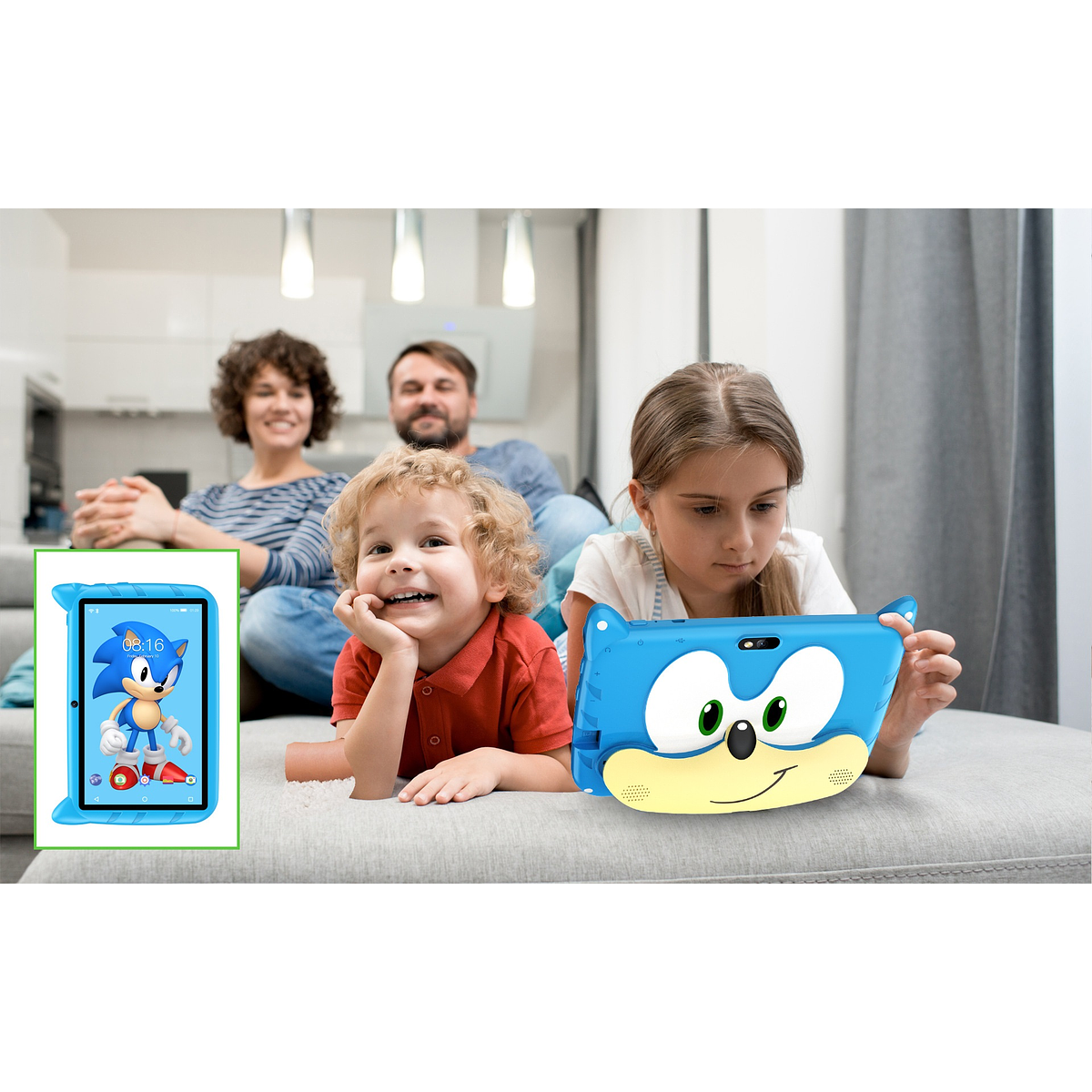 Tablet Inteligente Infantil Sonic 7 Pulgadas 16GB ROM | CRUSEC