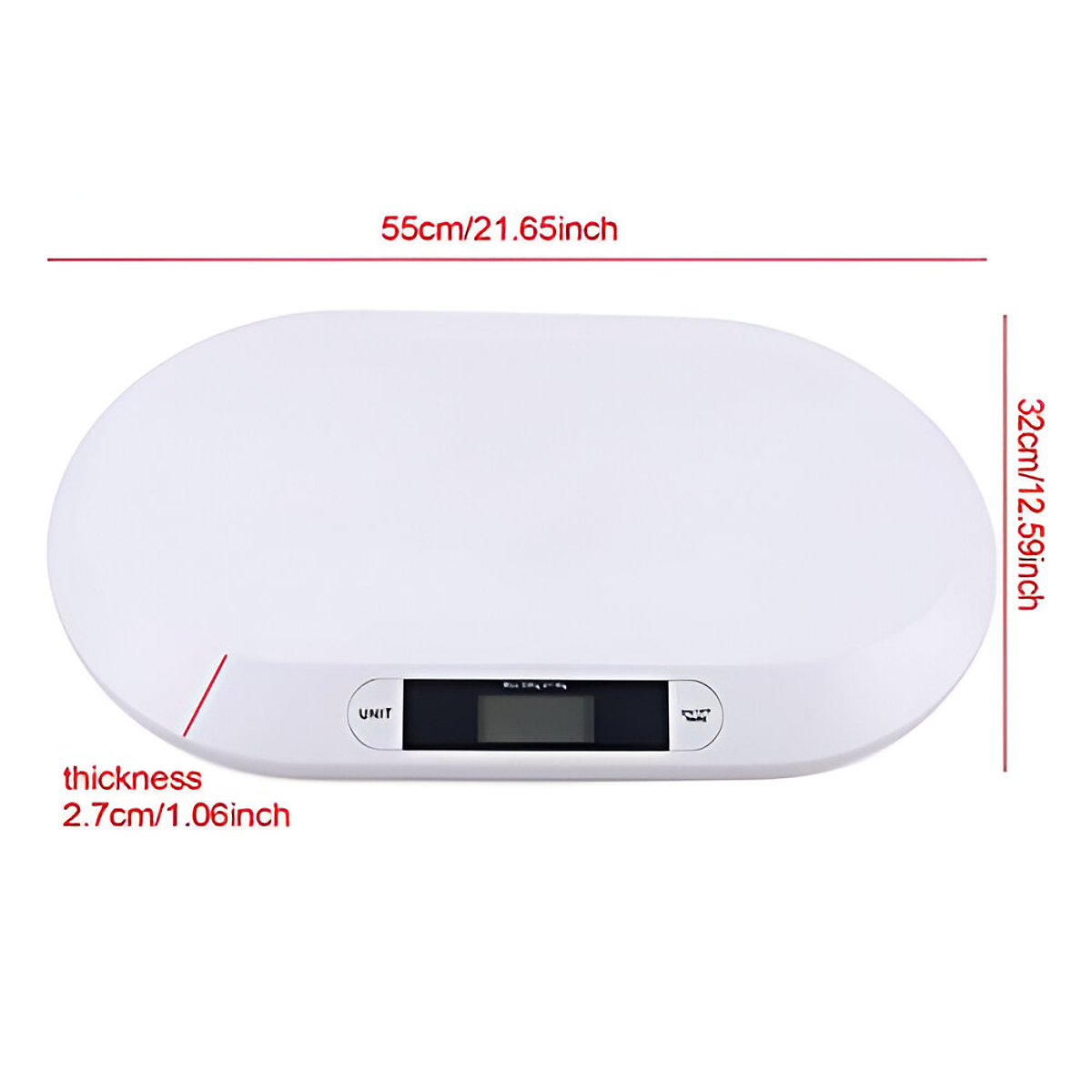 Pesadora Electrónica Para bebes, Báscula Digital 20kg | CRUSEC