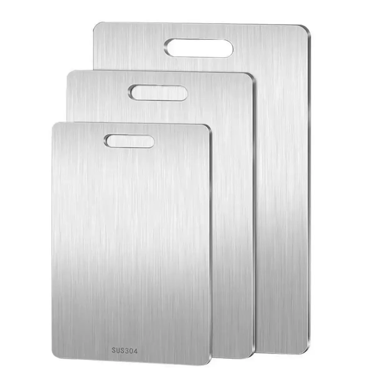 Tabla Cortar Acero Inoxidable Doble Cara Ideal para Cocina P