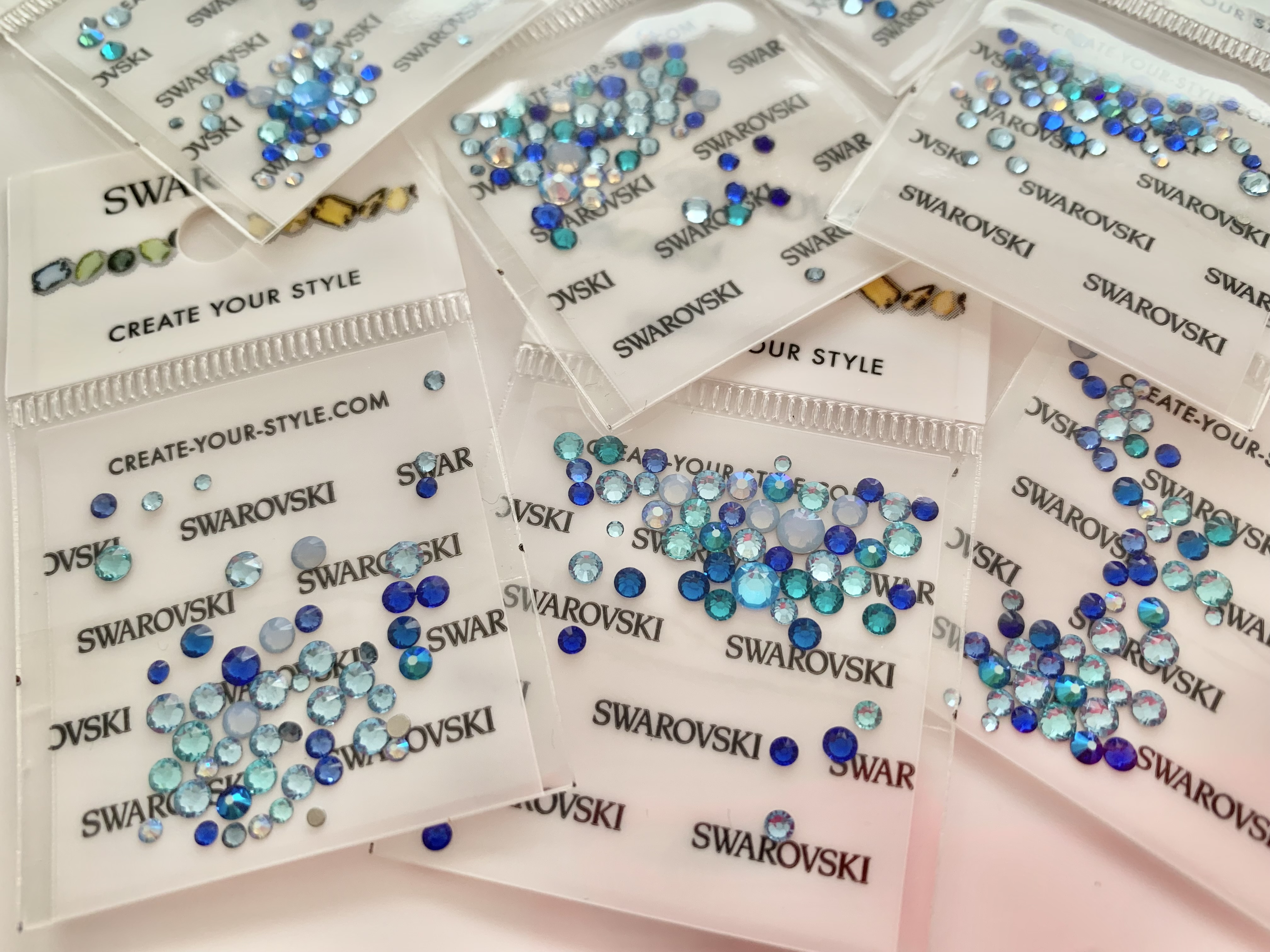 Mix cristales Blue - Flat back