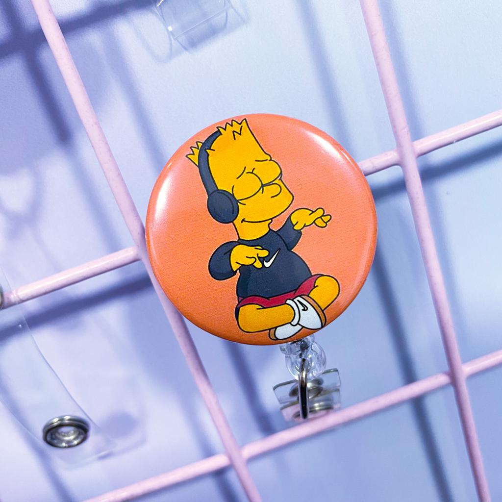 Portacredencial Bart Simpson Music