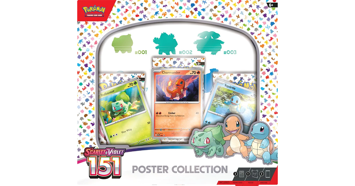 Pokémon TCG: Scarlet & Violet 151- Poster Collection ...