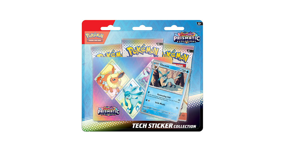 Pokémon TCG - Prismatic Evolutions - Tech Sticker Collection